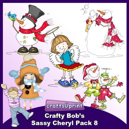 Crafty Bob's Sassy Cheryl Pack 8 - CUP345685_1519 | Craftsuprint