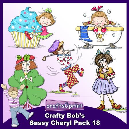 Crafty Bob's Sassy Cheryl Pack 18 - CUP346884_1519 | Craftsuprint