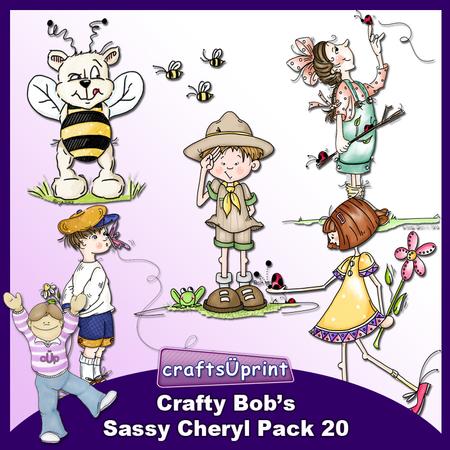 Crafty Bob's Sassy Cheryl Pack 20 - CUP346887_1519 | Craftsuprint