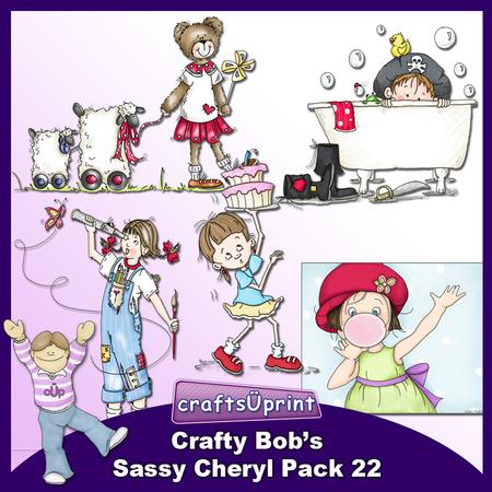 Crafty Bob's Sassy Cheryl Pack 22 - CUP349492_1519 | Craftsuprint