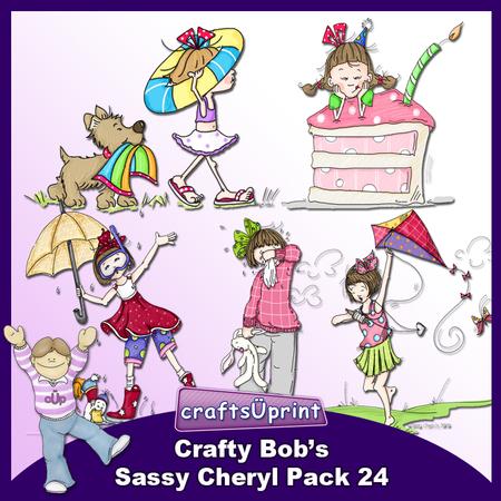 Crafty Bob's Sassy Cheryl Pack 24 - CUP349499_1519 | Craftsuprint