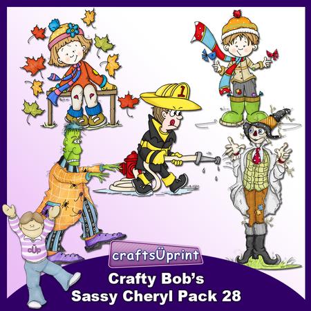 Crafty Bob's Sassy Cheryl Pack 28 - CUP349510_1519 | Craftsuprint