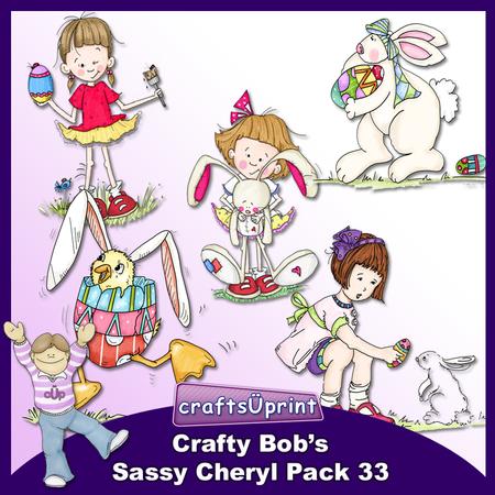 Crafty Bob's Sassy Cheryl Pack 33 - CUP352616_1519 | Craftsuprint