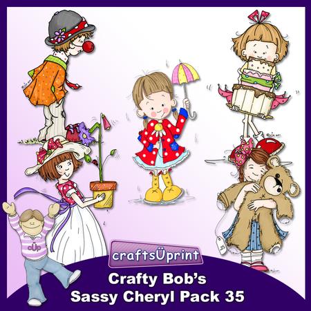 Crafty Bob's Sassy Cheryl Pack 35 - CUP352623_1519 | Craftsuprint