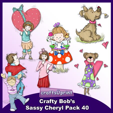 Crafty Bob's Sassy Cheryl Pack 40 - CUP352634_1519 | Craftsuprint