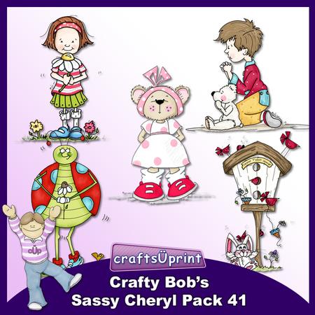 Crafty Bob's Sassy Cheryl Pack 41 - CUP360158_1519 | Craftsuprint