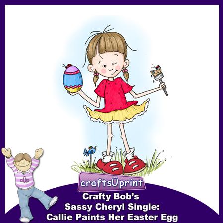 Crafty Bob's Sassy Cheryl Single: Callie Paints Her - - CUP372402_1519 ...