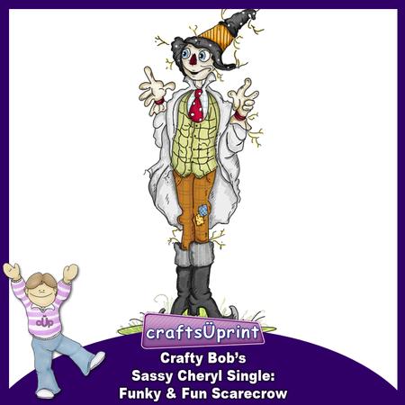 Crafty Bob's Sassy Cheryl Single: Funky and Fun Scarecrow - CUP373120 ...