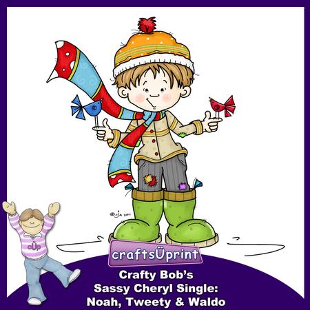 Crafty Bob's Sassy Cheryl Single: Noah, Tweety and Waldo - CUP373216 ...
