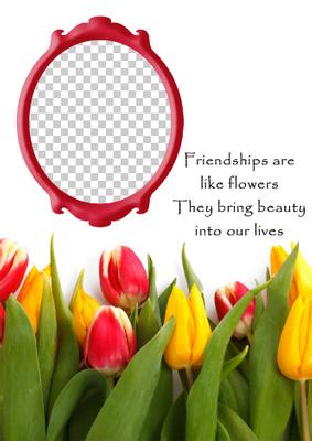 Card Creator - Tulip Frame Photo Card - CUP540264_1519