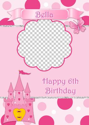 Card Creator - Pretty Princess Photo Card - CUP550891_1519