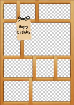 Card Creator - Wooden Collage Frame Card - CUP553882_1519