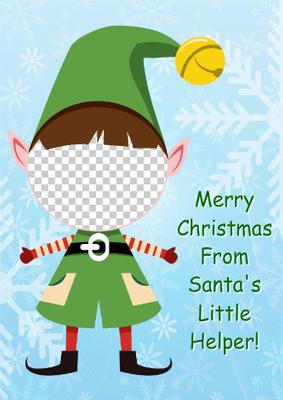 Card Creator - Elf Face Photo Card - CUP571247_1519