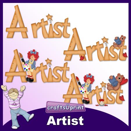 Artist Word Art - CUP590553_1519 | Craftsuprint