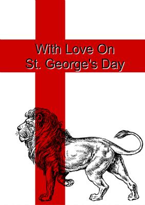 Card Creator - St. George's Day Lion - CUP599466_1519