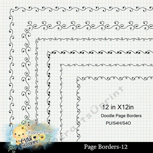 Doodle Page Borders-12 - CUP1213026_74267 | Craftsuprint