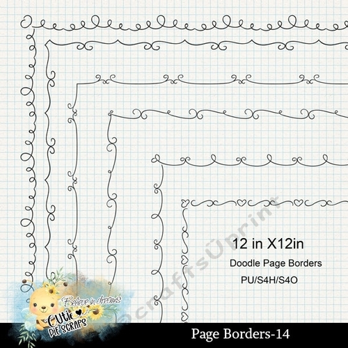 Doodle Page Borders-14 - CUP1213028_74267 | Craftsuprint