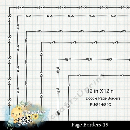 Doodle Page Borders-15 - CUP1213029_74267 | Craftsuprint