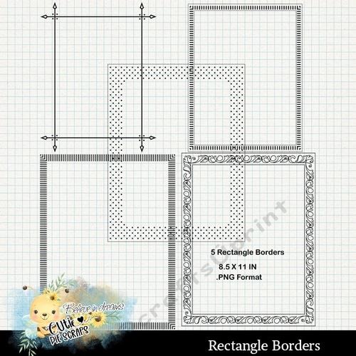 Rectangle Borders Vol 02 - CUP1214127_74267 | Craftsuprint