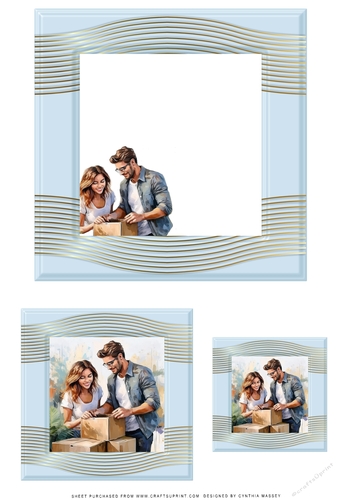 New Home Happy Couple - Insert - CUP1337801_3367 | Craftsuprint