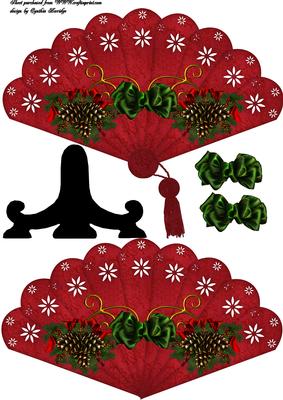 Christmas Fan - CUP151325_452 | Craftsuprint