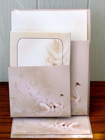 Swan Notelet Kit - CUP211743_452 | Craftsuprint
