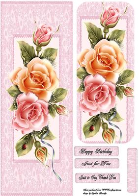 Dl Flowers Card - CUP212834_452 | Craftsuprint