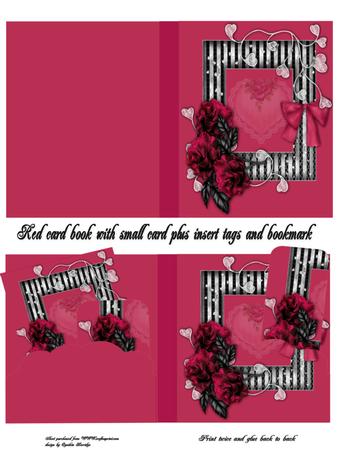 Red Roses Book Kit - CUP269501_452 | Craftsuprint