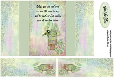 Get Well Soon Book Gate Fold - CUP320309_452 | Craftsuprint