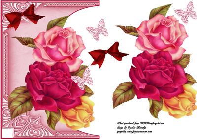 Inverted Roses Over the Edge - CUP347320_452 | Craftsuprint