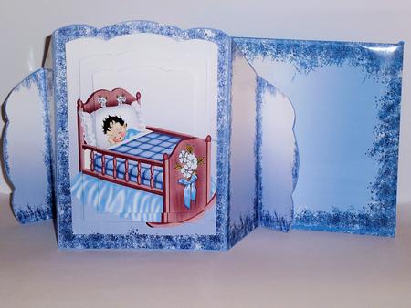 Baby Boy 5 Panel Card Kit - CUP380370_452 | Craftsuprint