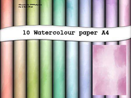 10 A4 Watercolour Papers - CUP404323_452 | Craftsuprint