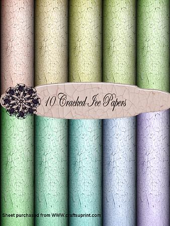 Cracked Ice Paper Kit - CUP42678_452 | Craftsuprint