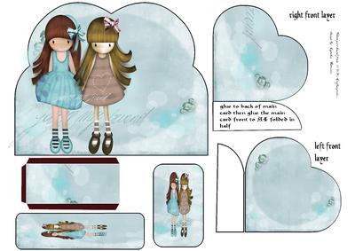 Best Friends Bookmark Card - CUP429245_452 | Craftsuprint