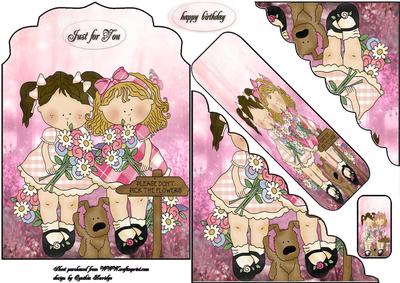 Friends in the Garden Card - CUP438684_452 | Craftsuprint