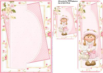 Cute Girl Insert - CUP554463_452 | Craftsuprint