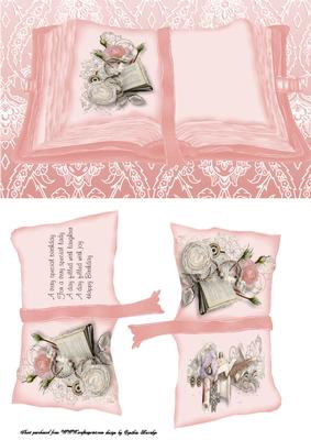 3 Page Book Card - CUP629313_452 | Craftsuprint