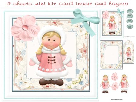 7.5 Winter Girl Mini Kit - CUP667242_452 | Craftsuprint