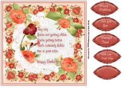 poppy verse - Photo by Diane Hitchcox Greeting Cards