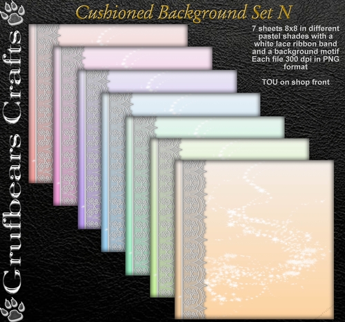 Cushioned Background Set N - CUP1031985_76873 | Craftsuprint
