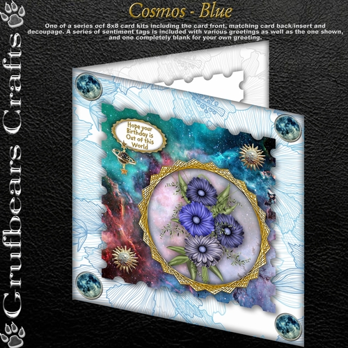 Cosmos - Blue - CUP1055037_76873 | Craftsuprint