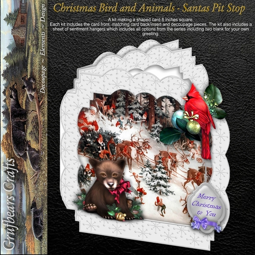 Little Christmas Bird - Santas Pit Stop - CUP1085565_76873 | Craftsuprint