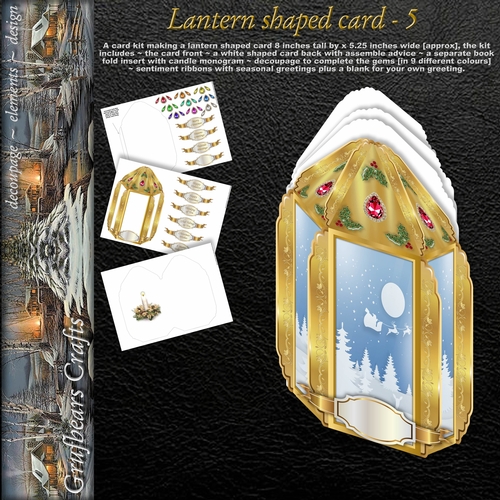 Christmas Lantern Card - 5 - CUP1131452_76873 | Craftsuprint