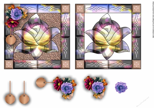 Rose Window 5x5 - 5 - CUP1209332_76873 | Craftsuprint