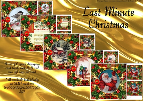 Last Minute Christmas Bumper Pack A - CUP840314_76873 | Craftsuprint