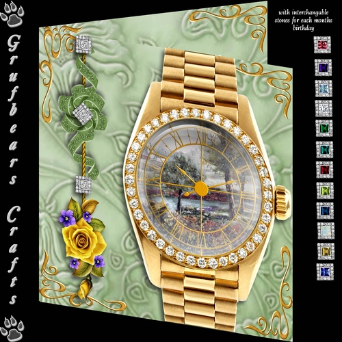 Celebration Time Birthday Watch - Spring Flowers - CUP902324_76873 ...