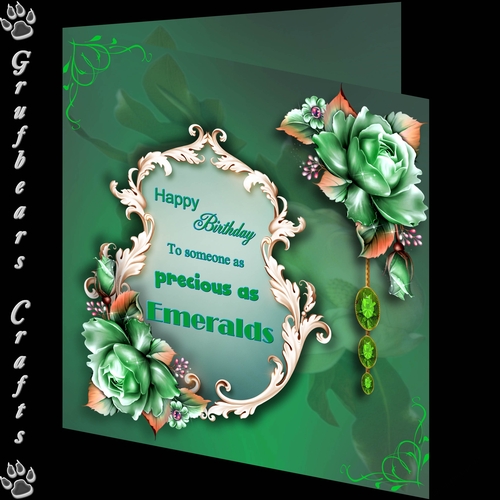 Gemstone Birthday - Emerald - CUP934527_76873 | Craftsuprint