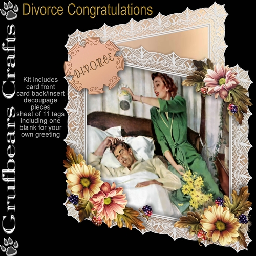 Divorce Congratulations A - CUP966204_76873 | Craftsuprint