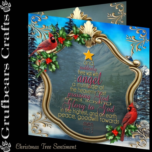 Christmas Tree Sentiments 8 - CUP978383_76873 | Craftsuprint