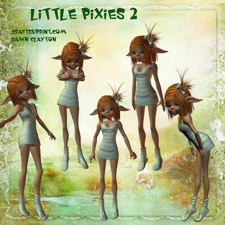 My Little Pixies 2 - CUP424290_961 | Craftsuprint